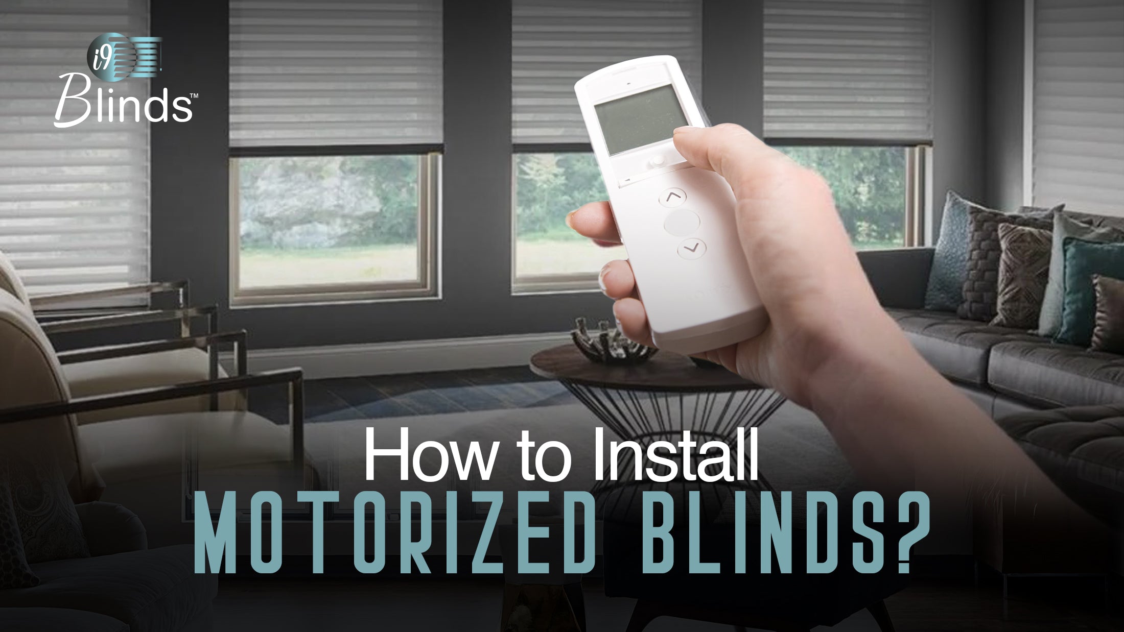 How To Install Motorized Blinds – i9 Blinds